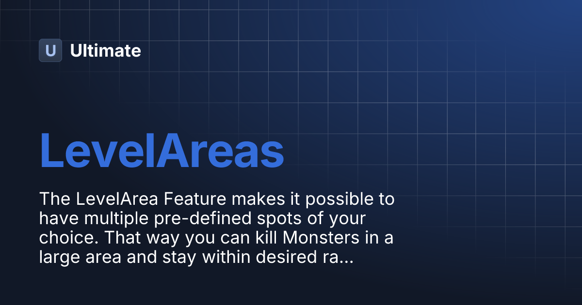 LevelAreas | Ultimate